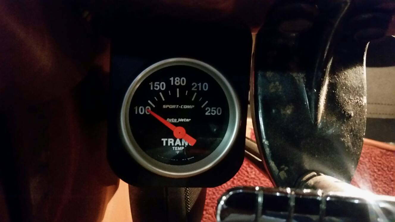 700R4 temp gauge? | Chevy Tri Five Forum