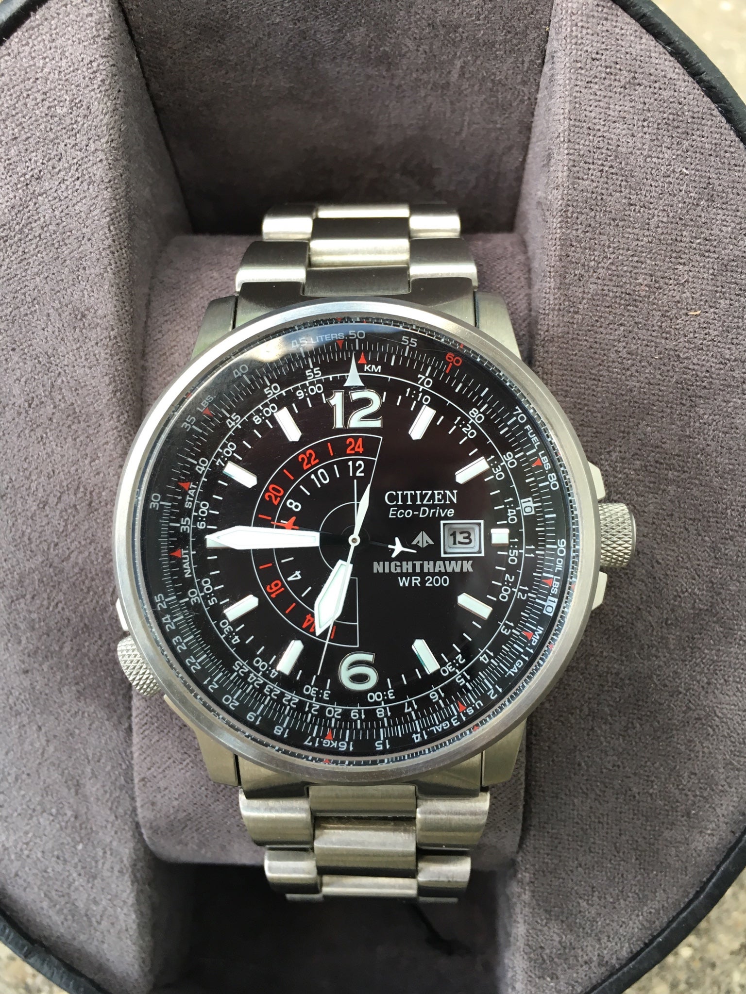 Citizen Nighthawk with sapphire | WatchUSeek Watch Forums