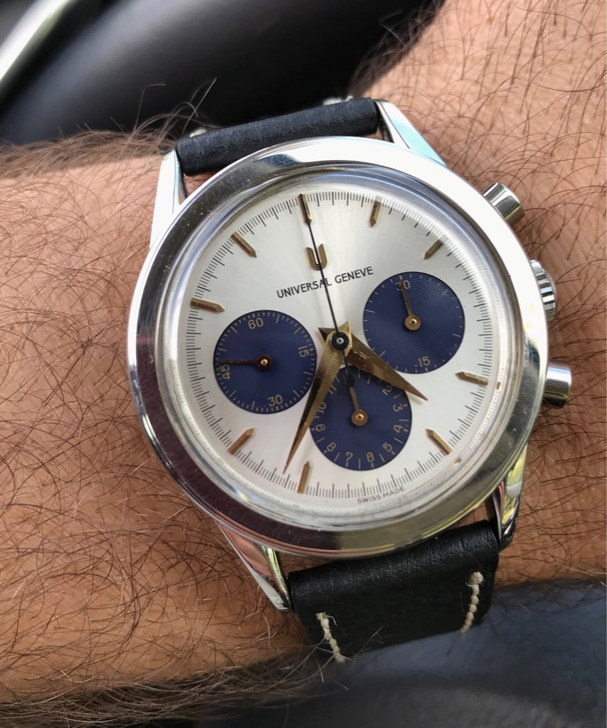 FS Universal Geneve Compax blue panda chronograph | WatchUSeek Watch Forums