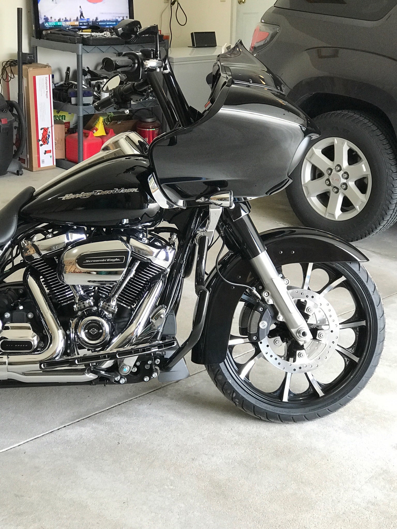 Fender riser for 21" rim 17 RGS | Road Glide