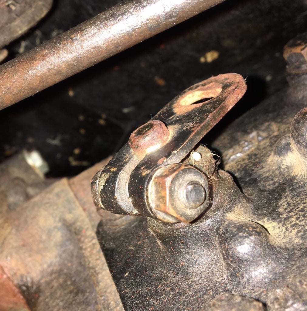 56 auto powerglide kickdown/passing gear rods & brackets | Chevy Tri ...