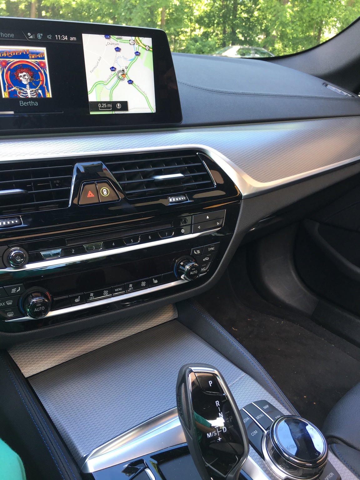 Aluminum rhombicle trim with ceramic controls | BimmerFest BMW Forum