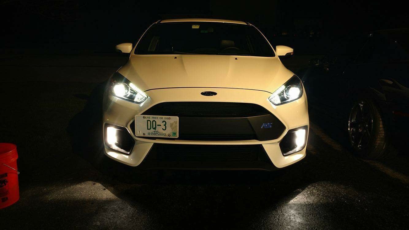 Custom Made Yellow Fog Lights and more! | Ford Focus RS Forum