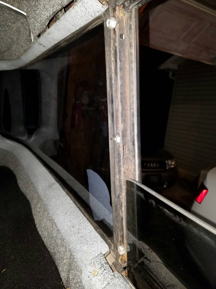 Wagon rear window channel help | Chevy Tri Five Forum