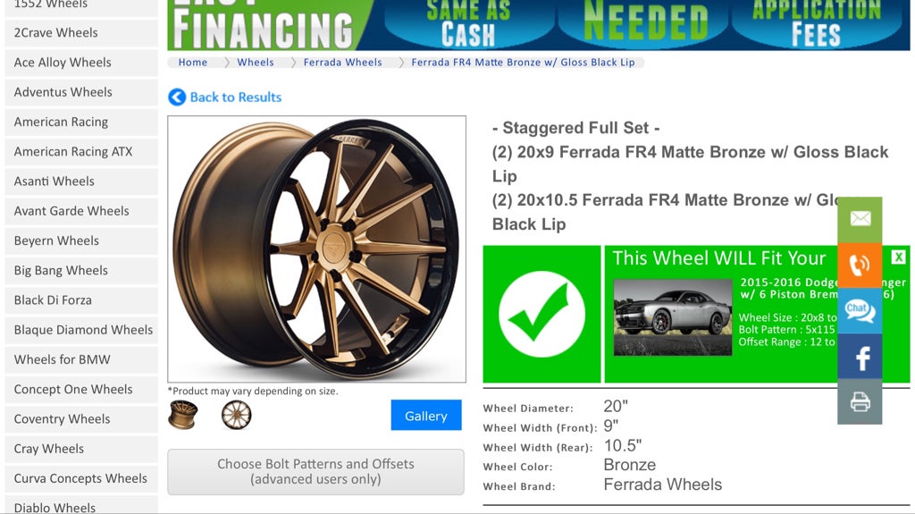 Ferrada f4 wheels on challenger | SRT Hellcat Forum