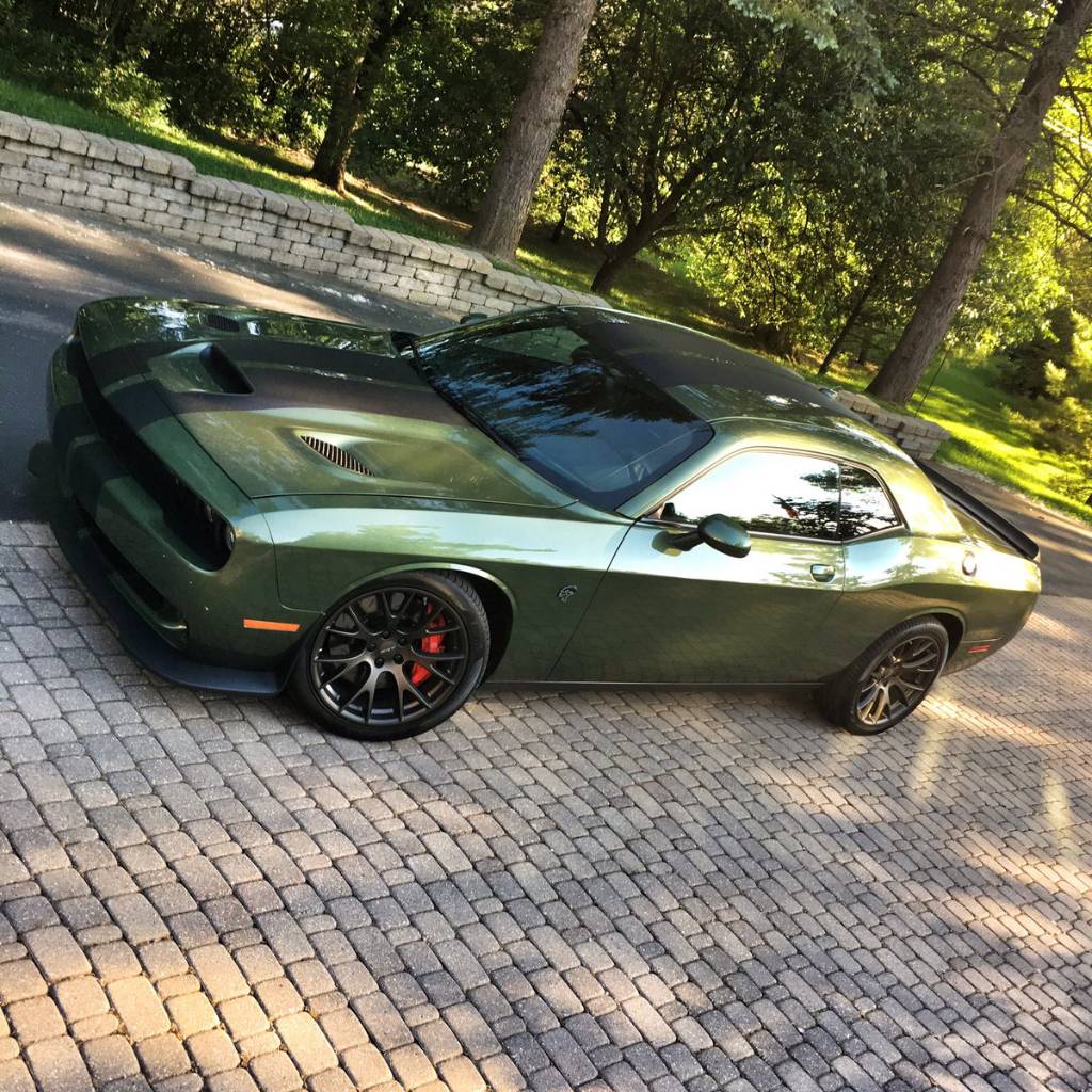 Demon painted in F8 Green? | SRT Hellcat Forum