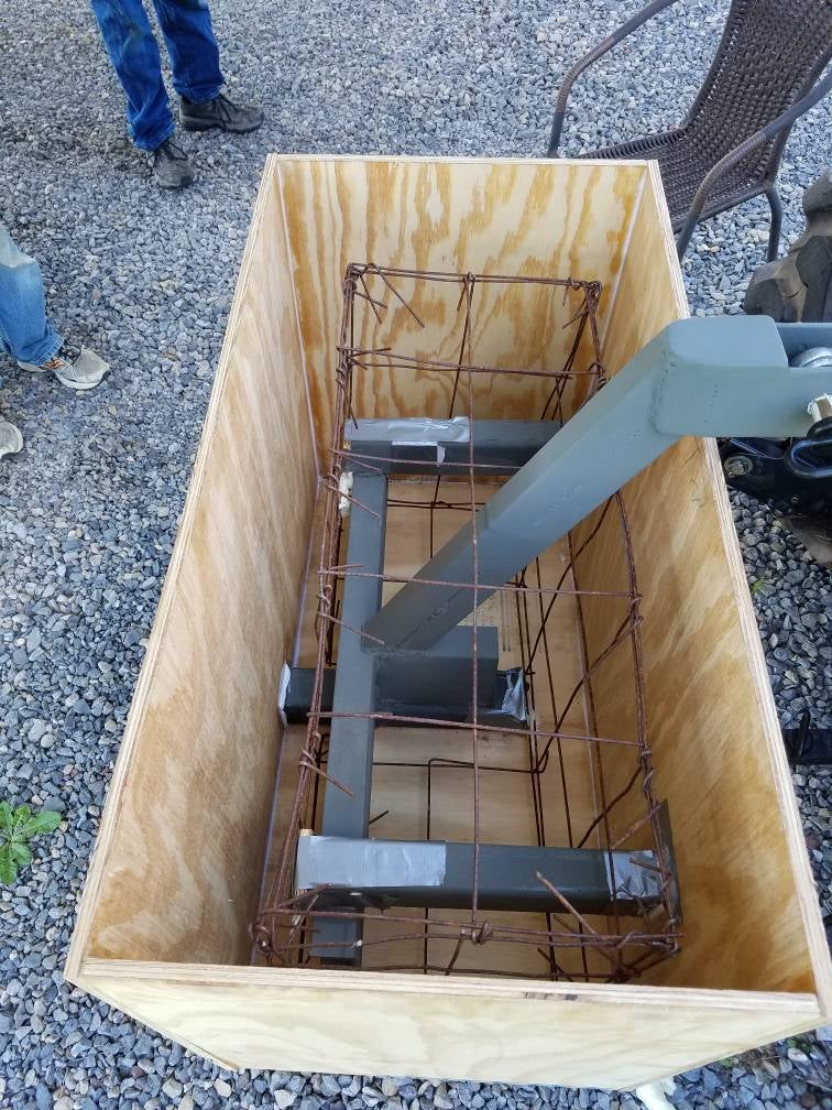 Homemade Concrete 3 Point Ballast | My Tractor Forum