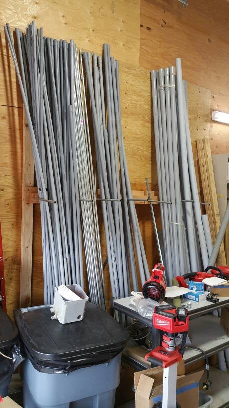 Shop conduit storage | Electrician Talk