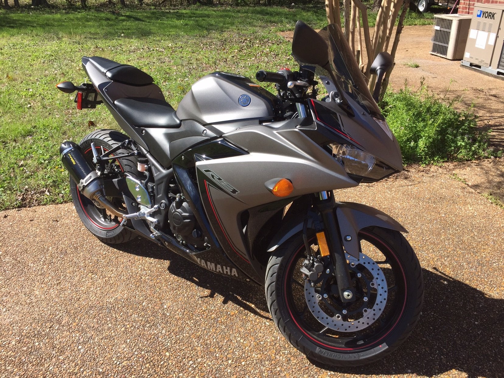 Vinyl Wrap on R3 Matte Grey | Yamaha R3 Forums