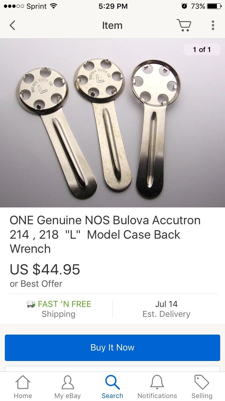 Bulova Accuswiss case back screws. | WatchUSeek Watch Forums