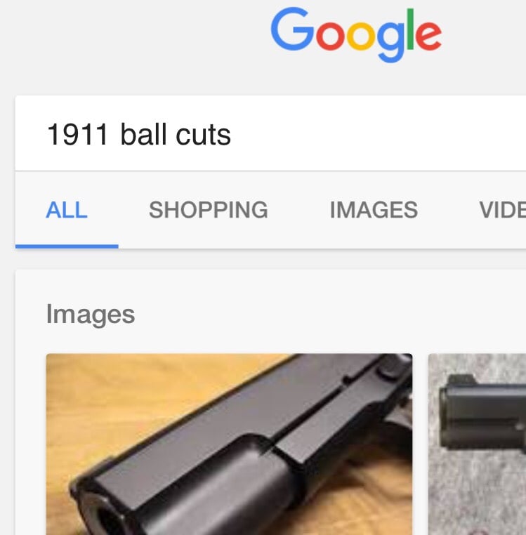 What is: "ball cut radius under slide" | 1911Forum