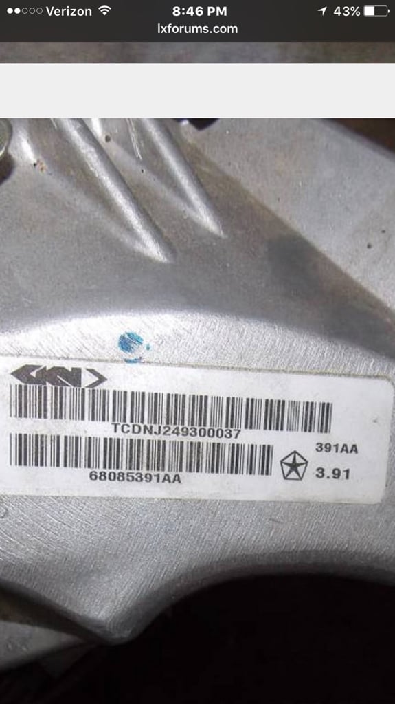 Getrag rear end help | Dodge Challenger Forum