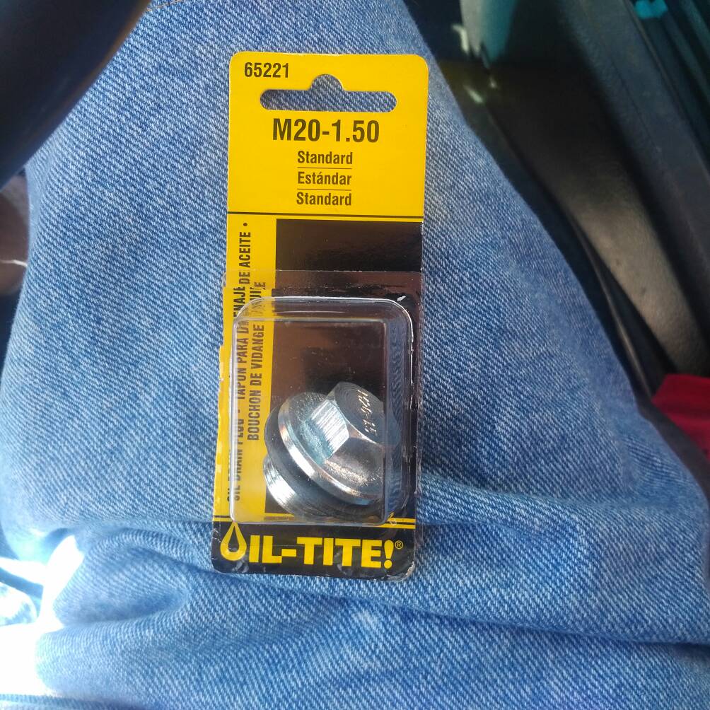 Rear Differential fill and drain plug | Suzuki Forums