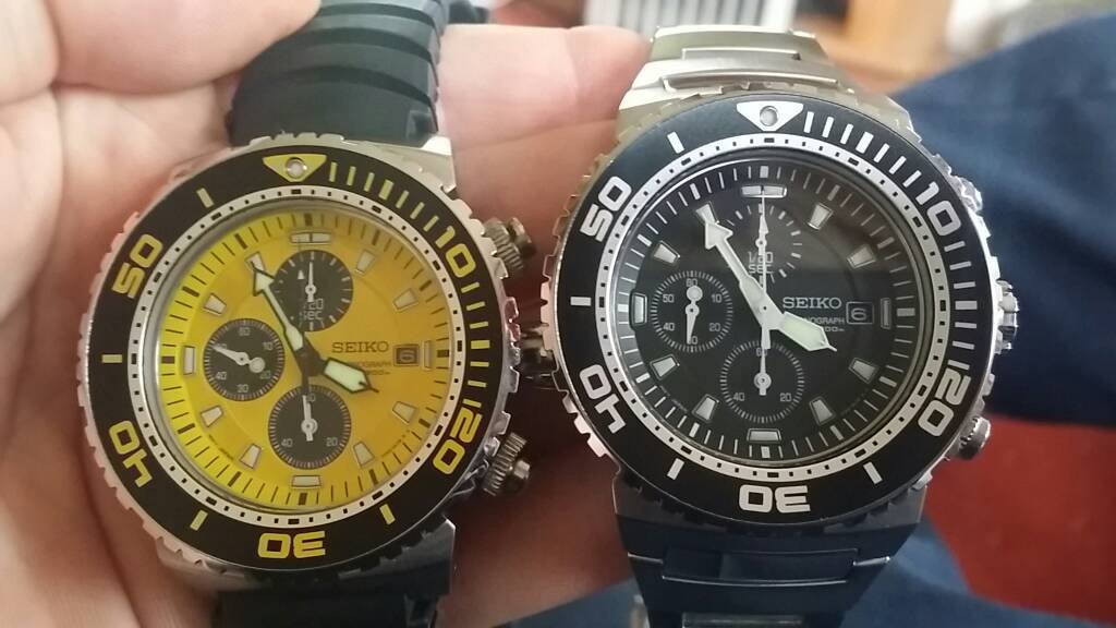 Seiko Caesar SNDA13 & SNDA15.....How Rare? Any Other LARGE Seiko Chrono ...