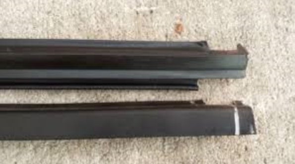 DIY: corrado Outer Window Door Scrapers - alternate solution | VW ...