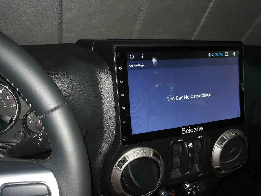 Seicane 10.1 inch Android 6.0 head unit in a Jeep Wrangler | Jeep ...
