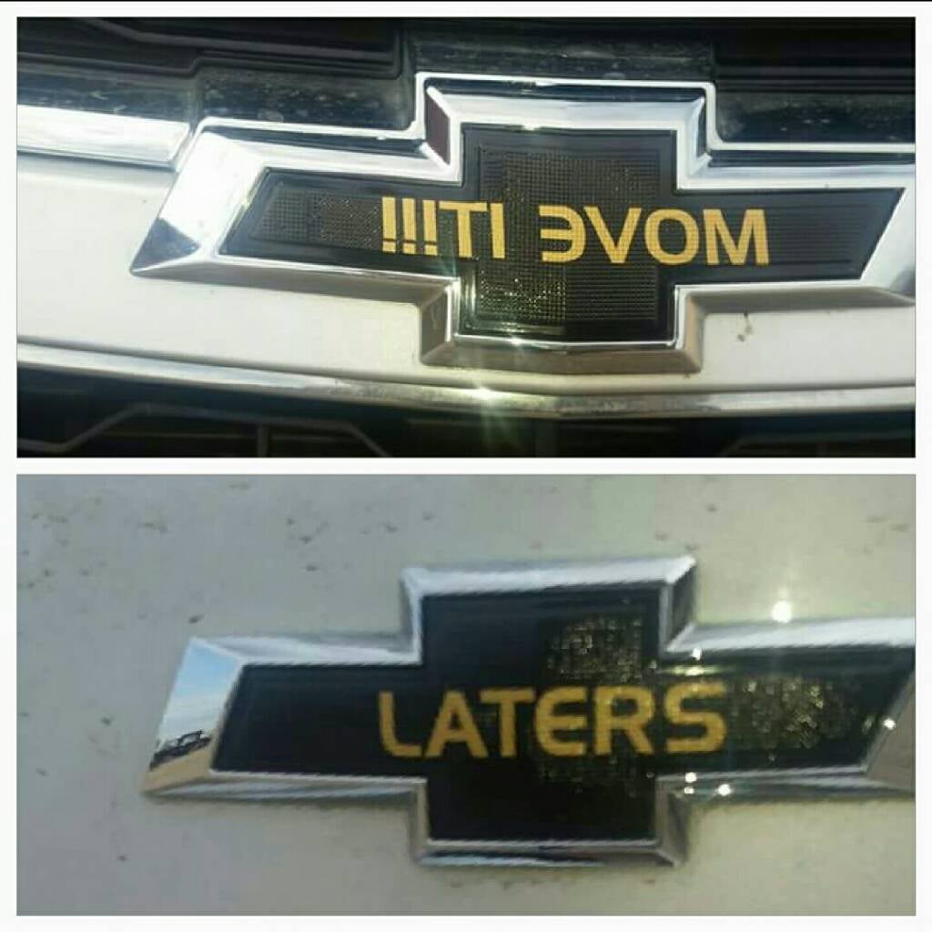 Blacked Out Chevy Emblem Overlay Qusetion | Chevrolet Cruze Forums