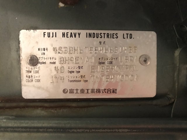 2004 Outback EJ259 codes | Subaru Outback Forums