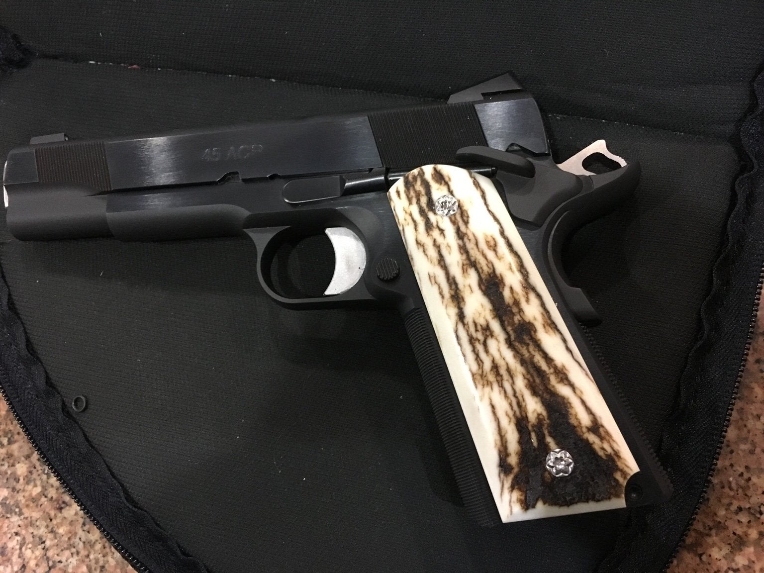 Stag grips for longmire gun | 1911Forum