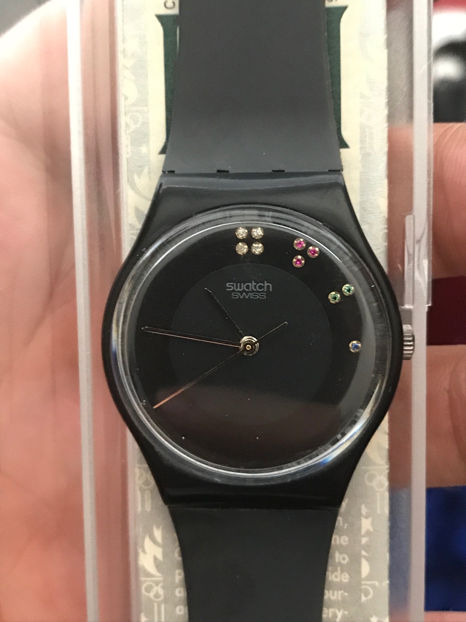 Swatch watch with bling | WatchUSeek Watch Forums
