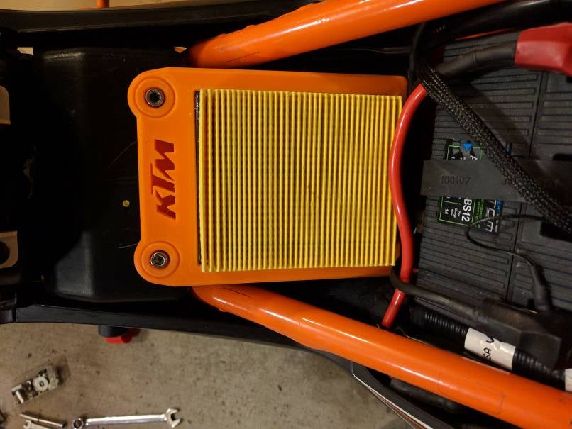 Moved away from velocity stack K&N | KTM Duke 390 Forum