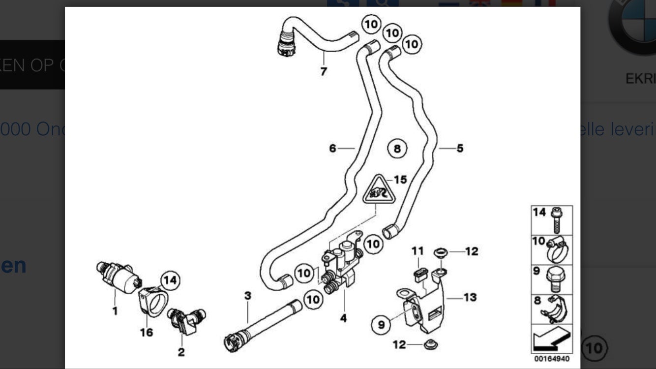 diagnosis and access to aux water pump | BMW Forum - BimmerFest BMW Forums