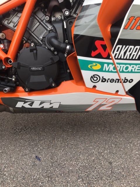 RC8R Motocal graphics before and after pics | KTM Owners Forum
