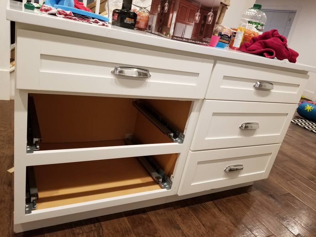 Secure kitchen island | DIY Home Improvement Forum