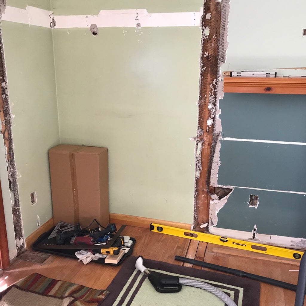 Removed walls with wire mesh, drywall patching | DIY Home Improvement Forum