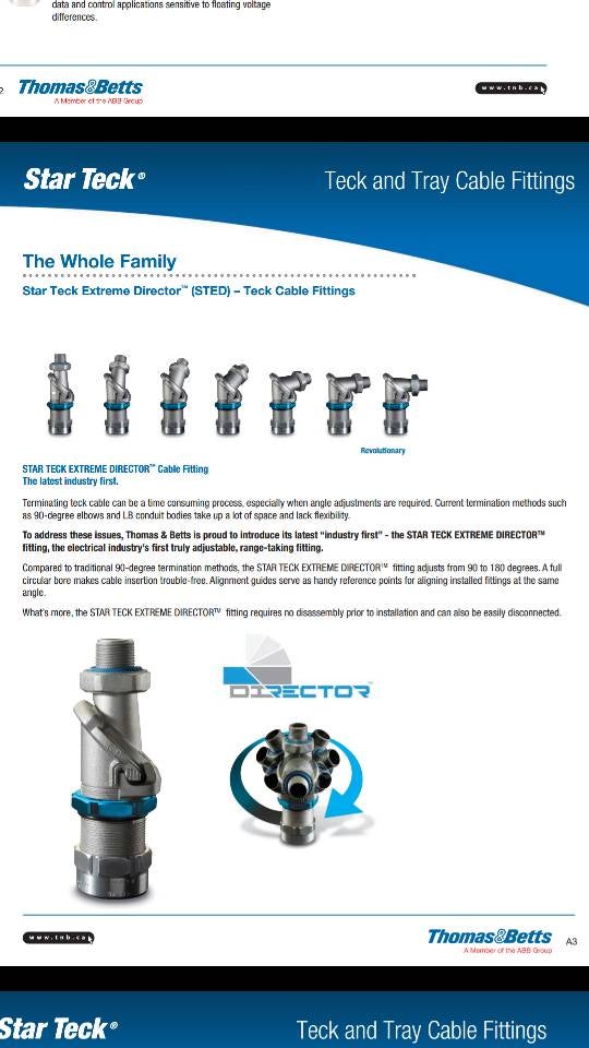 Teck 90 Connector | Electrician Talk