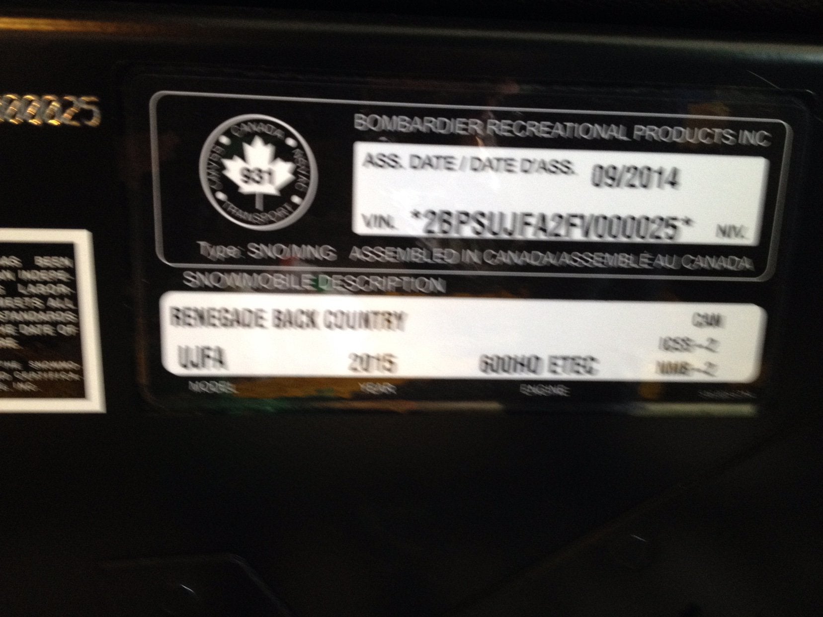 Can BRP's BUDS system check an ecu for a machine serial number | Ski ...