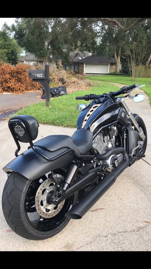 VROD Night Rod All Mighty drag bars with risers | Harley Davidson V-Rod ...