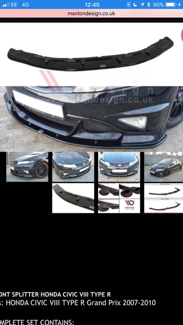 Fn2 front splitter - options? | 2006+ Honda Civic Forum