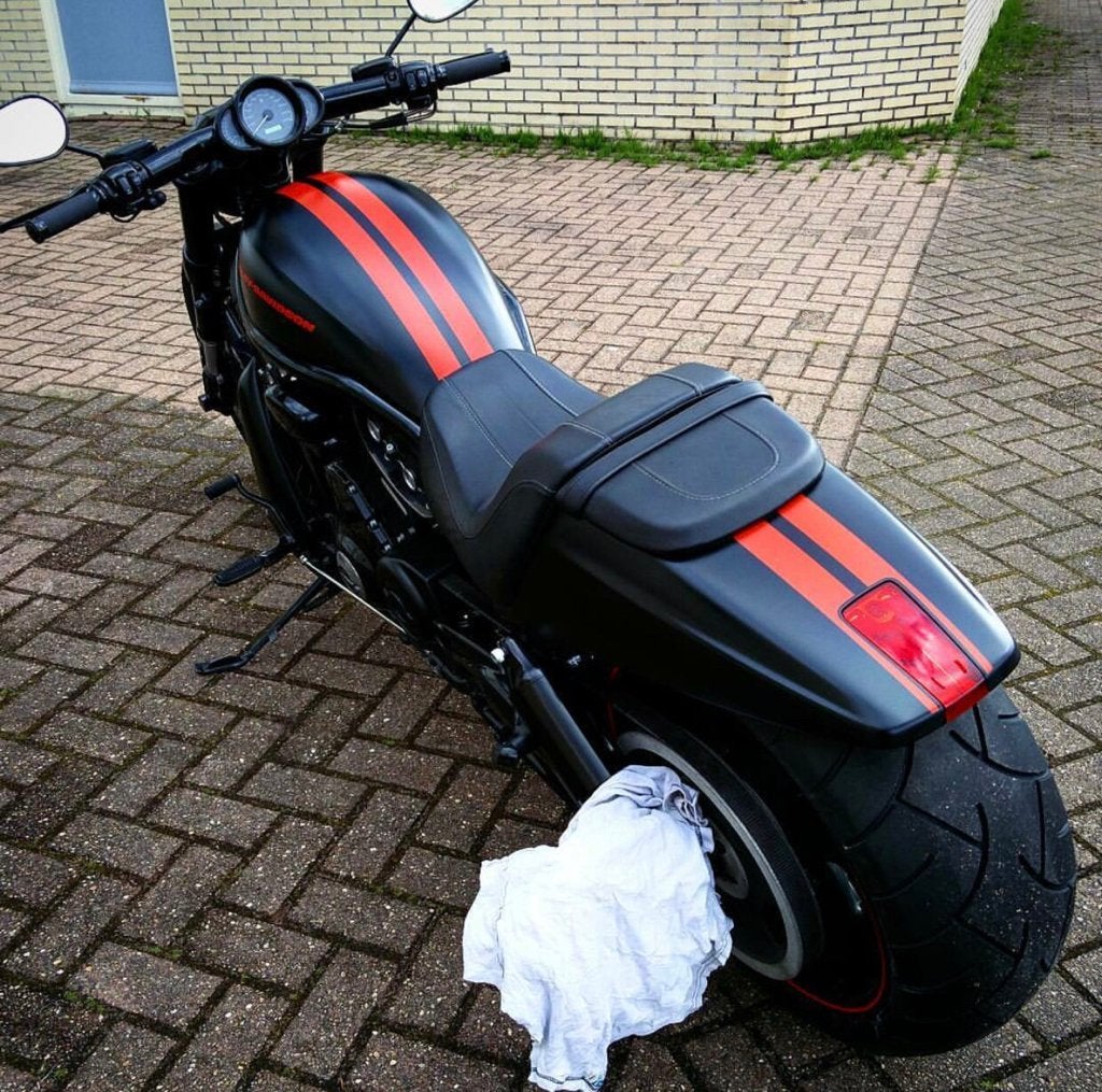 VROD Night Rod All Mighty drag bars with risers | Harley Davidson V-Rod ...