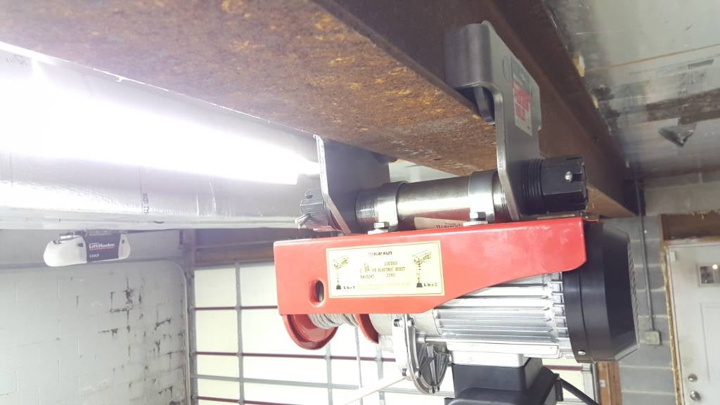 Trolley and electric hoist | DIY Home Improvement Forum