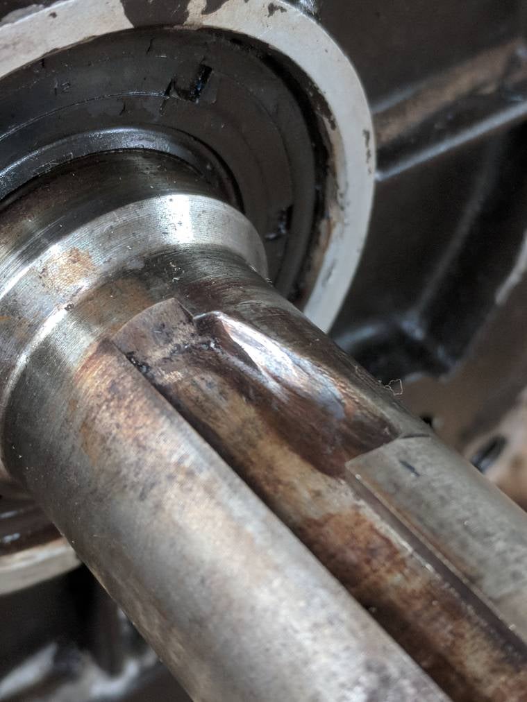 Kohler KT17 / Ariens GT17 Crankshaft / Front PTO Damage | Garden ...