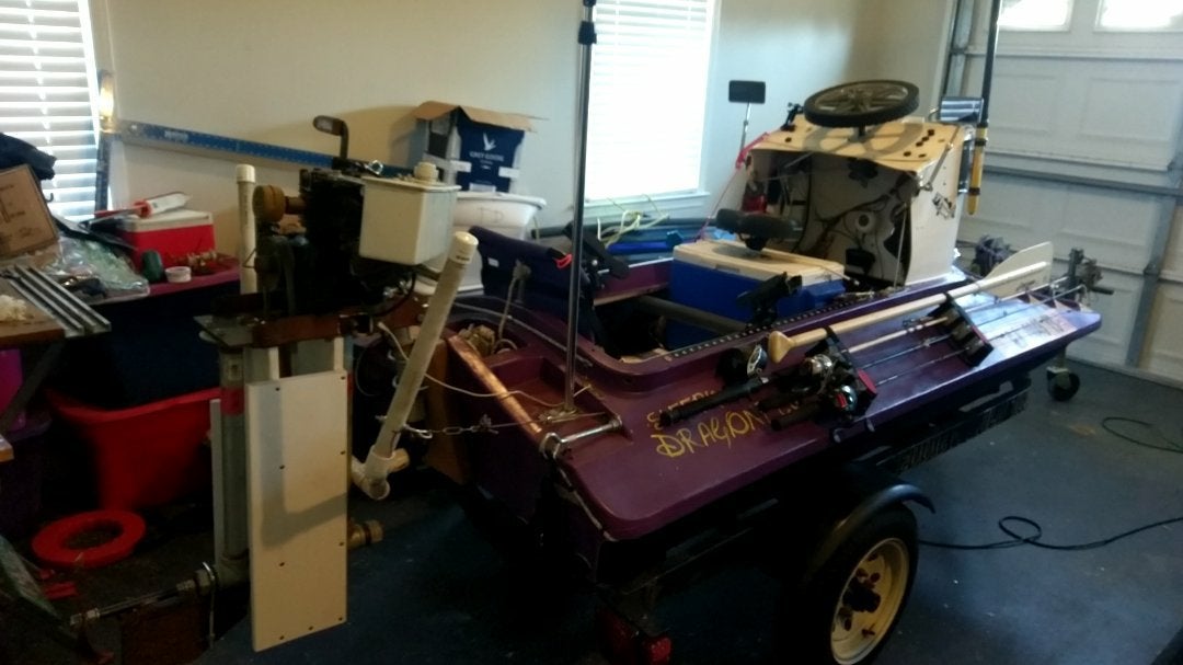 Beavertail Final Attack layout boat conversion to water jet | Duck ...