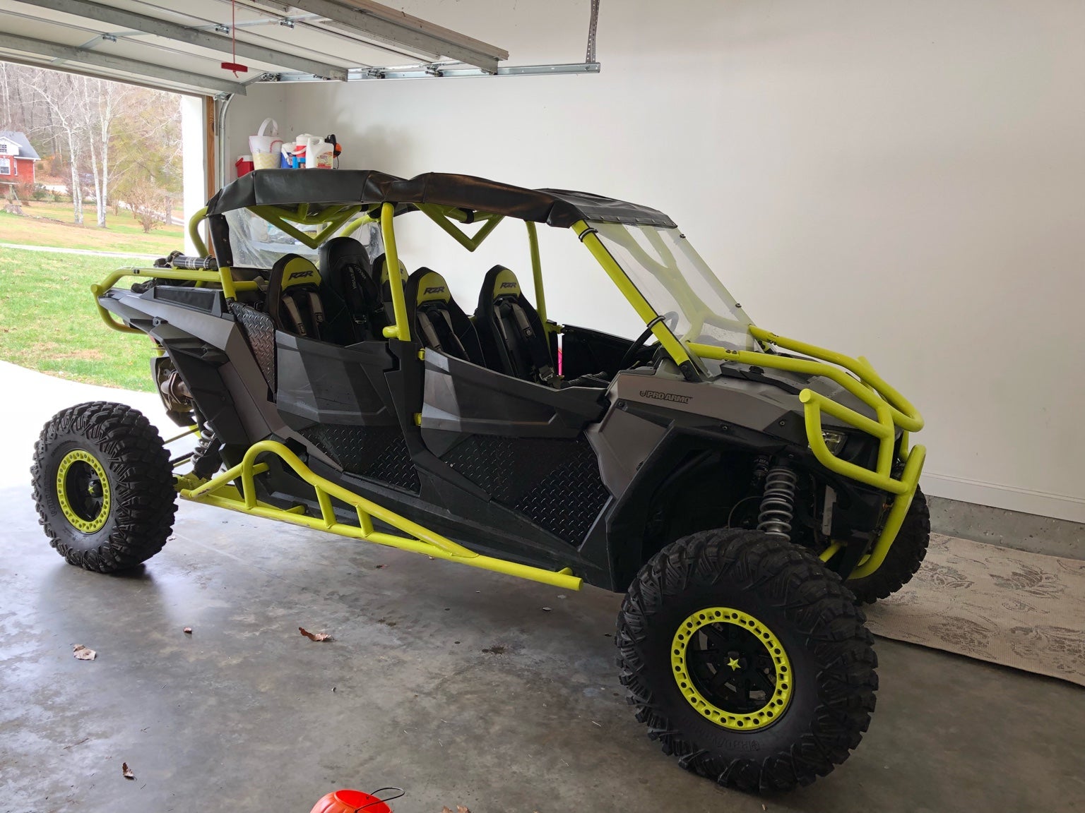 RZR XP4 1000 CUSTOM CAGE LIME SQUEEZE | Polaris RZR Forum - RZR Forums.net