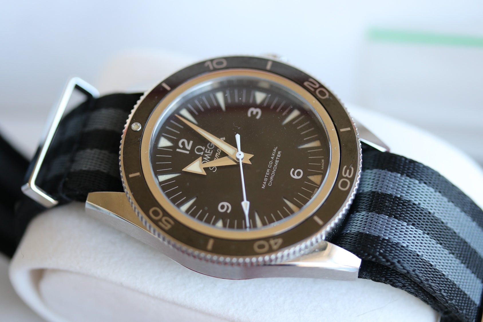 FS: LNIB Omega Seamaster 300 Master Co-Axial - OEM NATO + Unworn ...