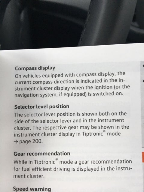Digital Compass - Where is it? | VW Vortex - Volkswagen Forum