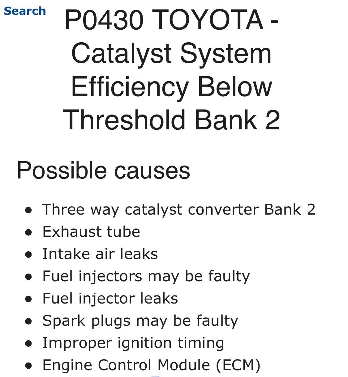 2011 FJ with P0430 cel code | Toyota FJ Cruiser Forum