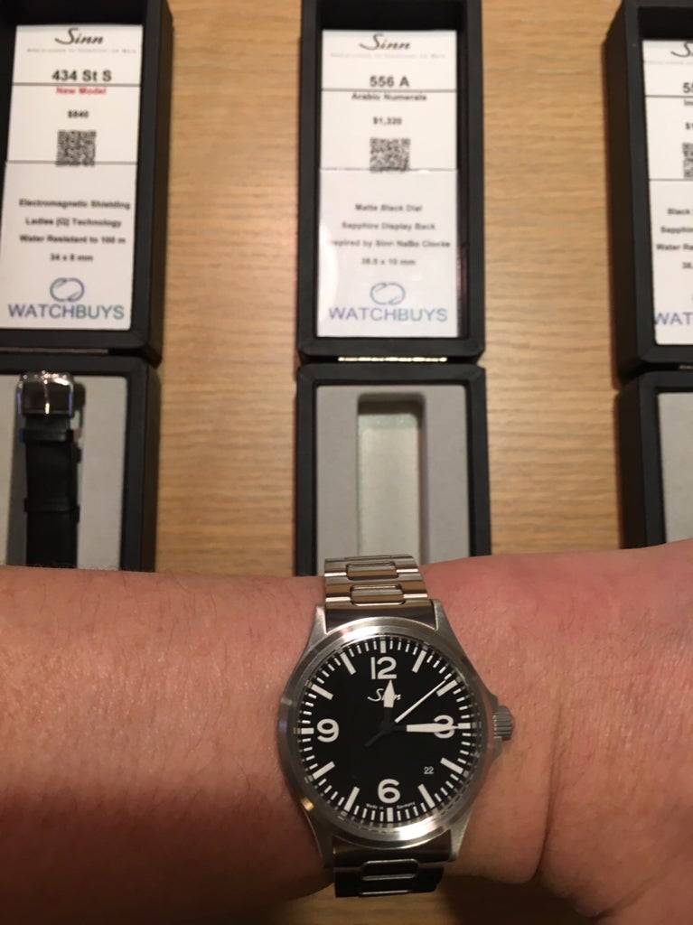 Sinn 556 on a 7 inch wrist | WatchUSeek Watch Forums