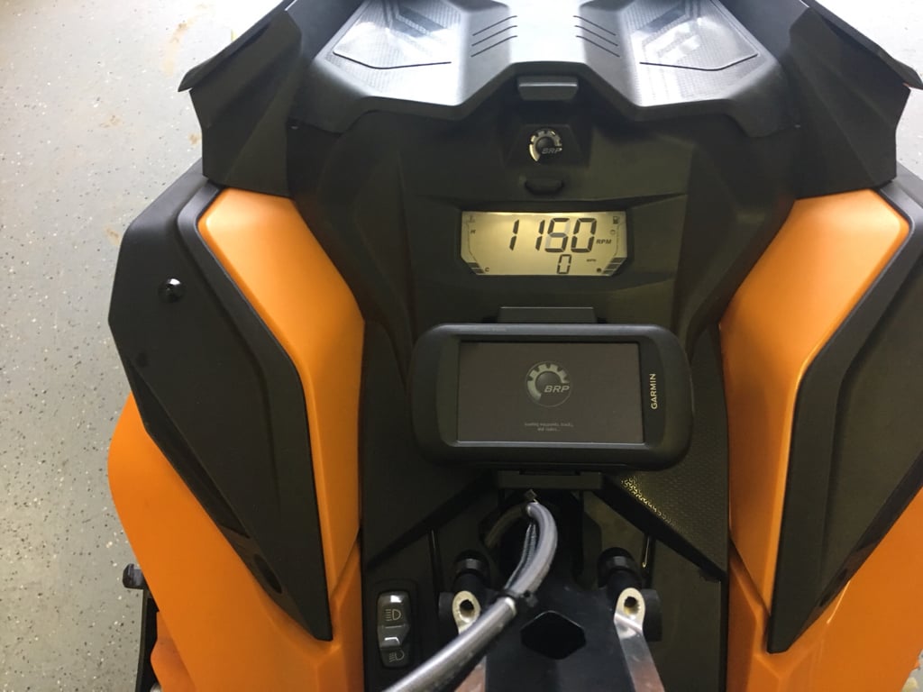 GPS mounted to Gen 4 | Ski-Doo Snowmobiles Forum