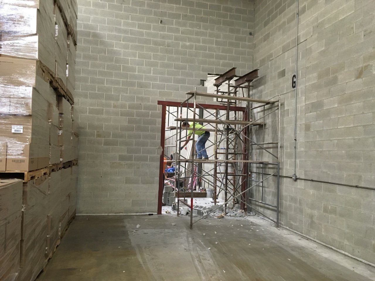 larger opening in cmu wall | Contractor Talk - Professional ...