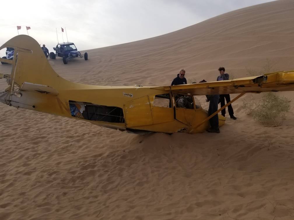 Glamis Plane Wreck. | Can-Am Maverick Forum