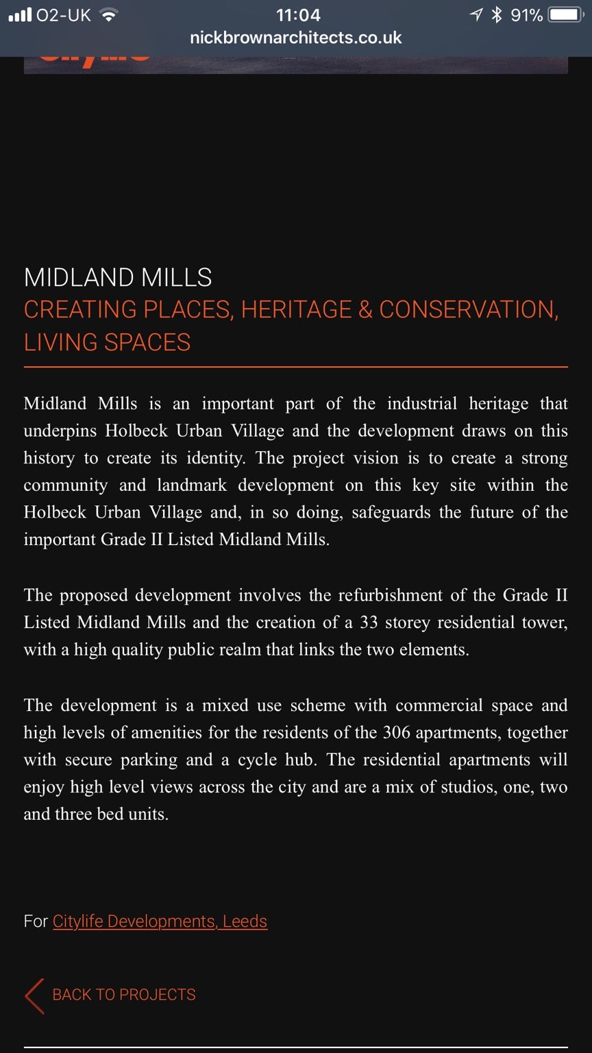 Sky Gardens, Midland Mills | 105m | 35 fl | 292 Apts | 18/04579/FU | U ...