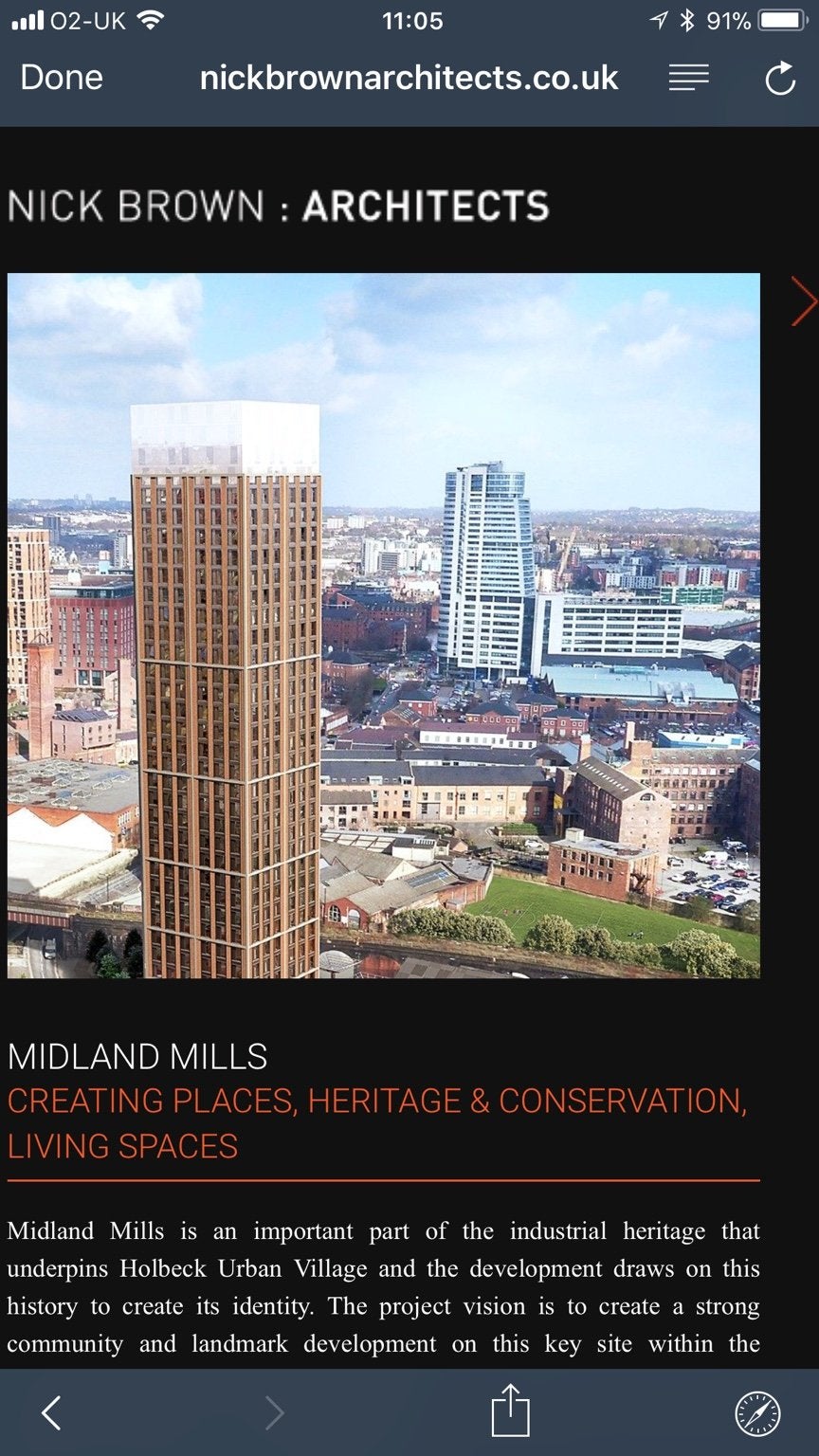 Sky Gardens, Midland Mills | 105m | 35 fl | 292 Apts | 18/04579/FU | U ...