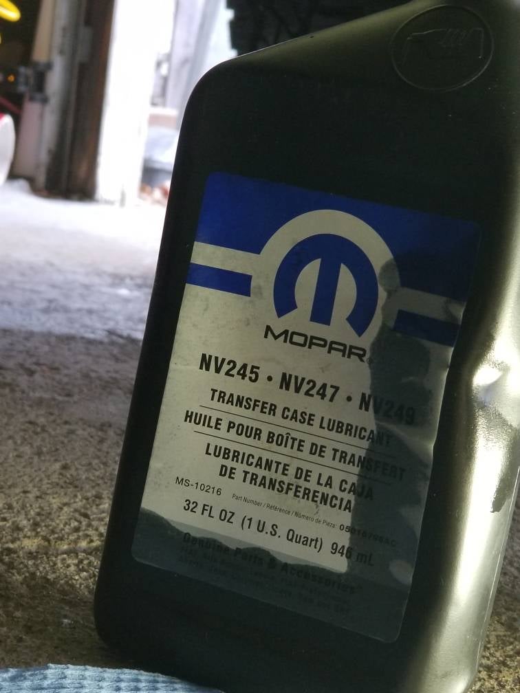 What is the NV245 fluid capacity, really? | Jeep Commander Forum