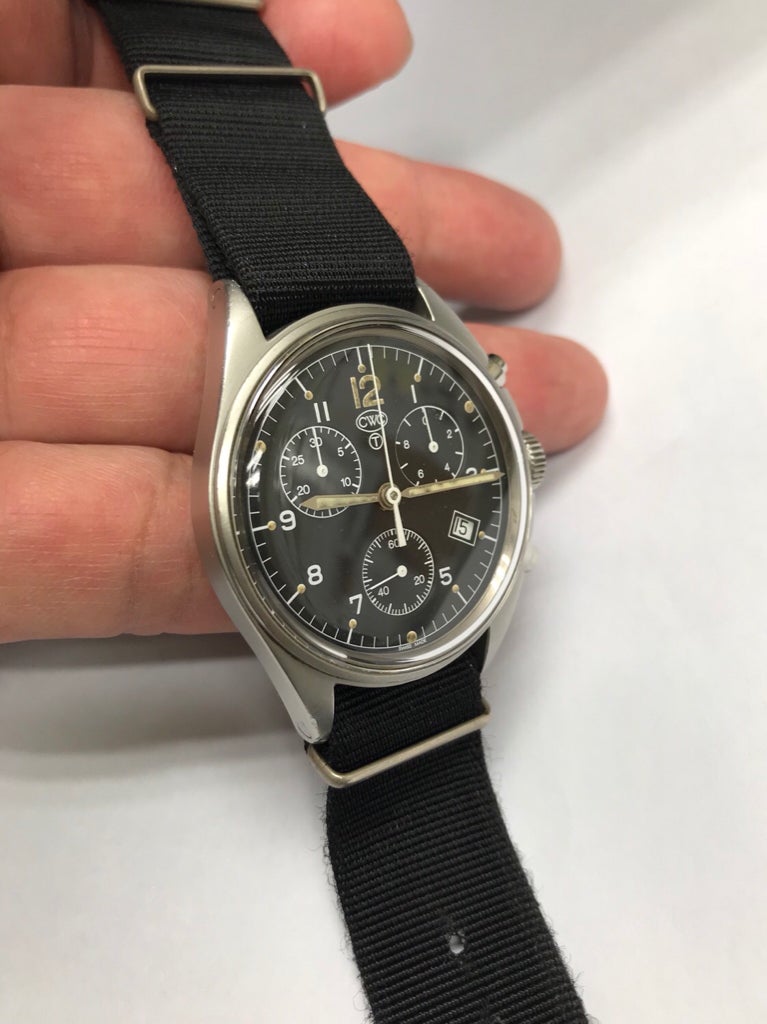 FS: RARE CWC BRITISH MILITARY QUARTZ CHRONOGRAPH 1970s | WatchUSeek ...