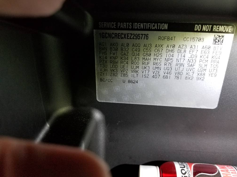 Rpo code | Chevy Silverado and GMC Sierra Forum